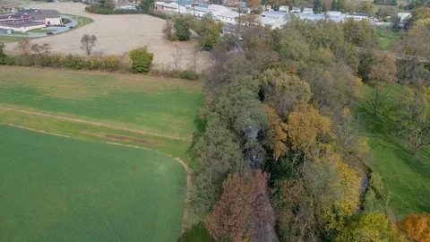 Aerial over head view of an antique rest... | Stock Video | Pond5