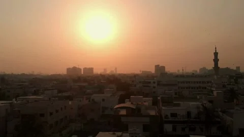 Karachi Skyline Stock Footage ~ Royalty Free Stock Videos | Pond5