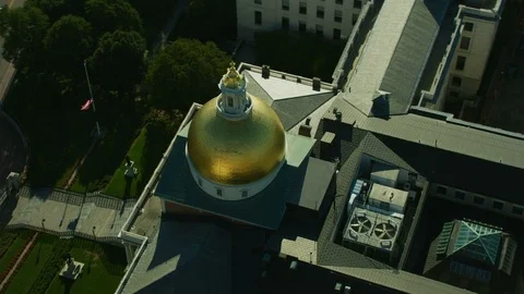 Boston Aerial State House Stock Videos – Royalty-Free HD & 4K Videos ...