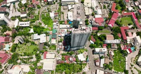 Aerial panorama of Cebu City, Philippine... | Stock Video | Pond5