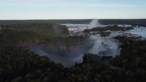 Aerial Panorama of deep rainforest with ... | Stock Video | Pond5