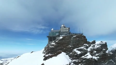 Aerial panorama view of the Sphinx Obser... | Stock Video | Pond5