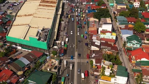 Aerial Philippines Manila Poblacion Sep... | Stock Video | Pond5