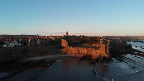 St Andrews Castle Stock Video Footage | Royalty Free St Andrews Castle ...