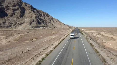 Aerial, reverse, drone shot, rising in f... | Stock Video | Pond5