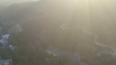 Aerial, reverse, drone shot, tilting up ... | Stock Video | Pond5