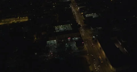 Aerial shot, day, Top down flyover of LA... | Stock Video | Pond5