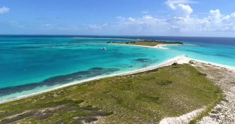 Aerial Shot Move forward Along The Shor... | Stock Video | Pond5