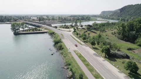 Aerial Shot of Newly Renovated Power Pla... | Stock Video | Pond5