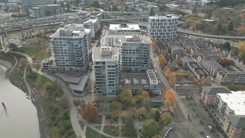 Aerial shot of Portland, Oregon South Wa... | Stock Video | Pond5