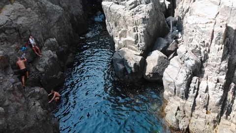 Cliff Diving Girl Stock Videos – Royalty-Free HD & 4K Videos