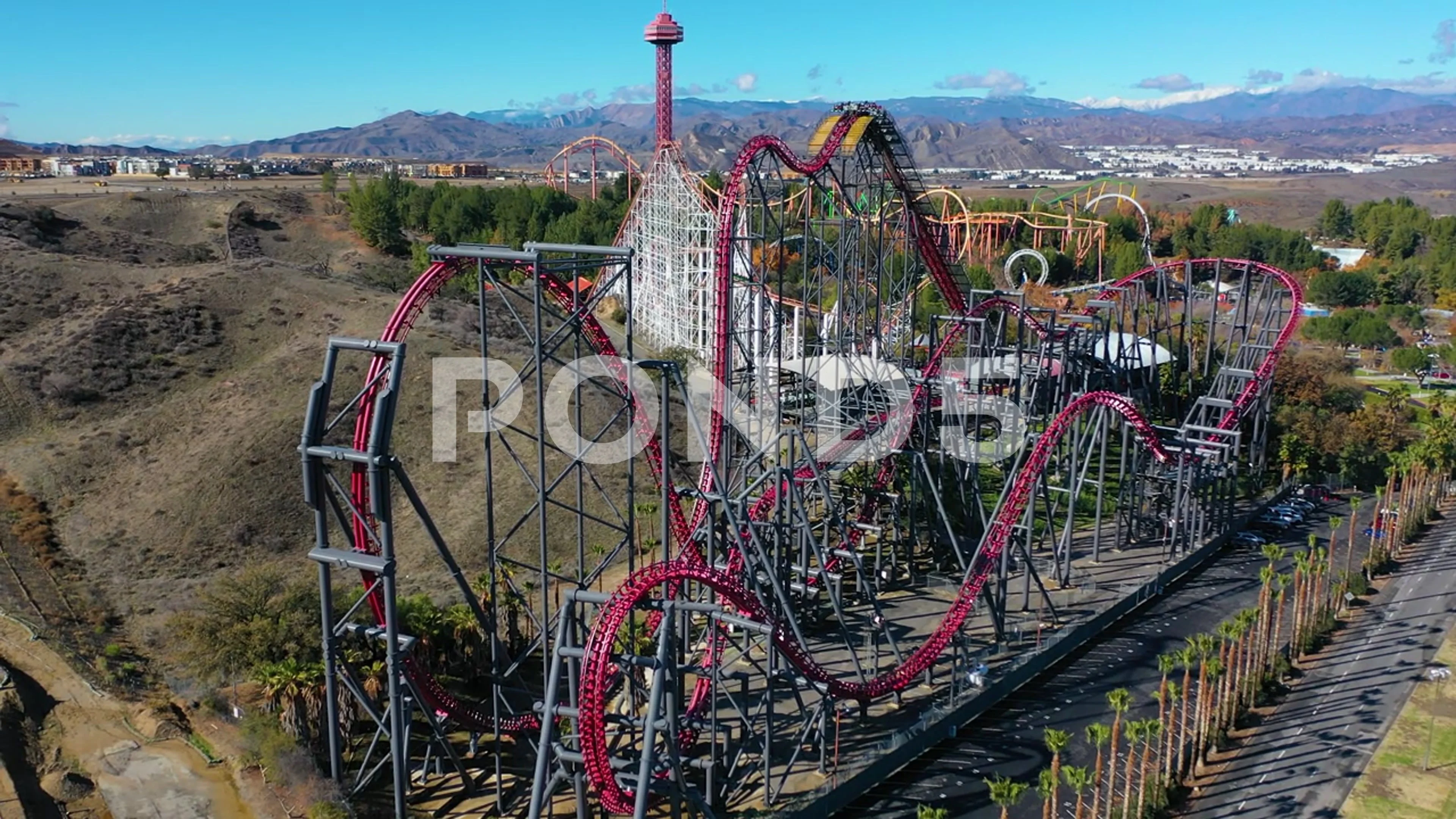 X2 Roller Coaster Six Flags Magic Mountain