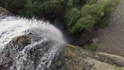 Aerial slow motion top view video of a w... | Stock Video | Pond5