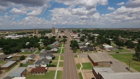 Aerial Town Stock Video Footage | Royalty Free Aerial Town Videos | Pond5