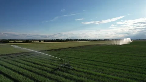 Irrigation Spray Stock Footage ~ Royalty Free Stock Videos | Pond5