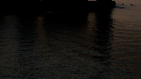 Aerial sunset Fort Point San Francisco G... | Stock Video | Pond5