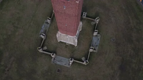 An aerial time lapse of the roundabout a... | Stock Video | Pond5