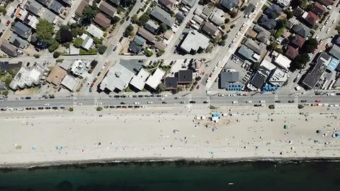 Aerial Top-Down Eagle-Eye View of Water,... | Stock Video | Pond5