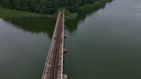 Railway Track Top View Stock Video Footage | Royalty Free Railway Track ...
