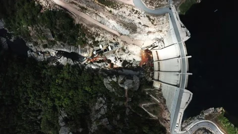 Dam Top Down Stock Videos – Royalty-Free HD & 4K Videos