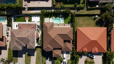 House Top Down Stock Video Footage | Royalty Free House Top Down Videos ...