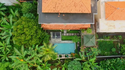 Aerial top down view rising high above s... | Stock Video | Pond5
