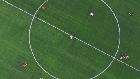 Soccer Top View Stock Footage ~ Royalty Free Stock Videos | Pond5