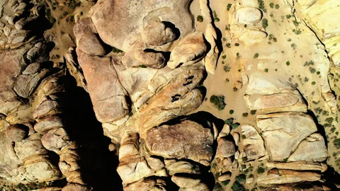 Aerial Top Upward Shot Of Tourists At Mo... | Stock Video | Pond5