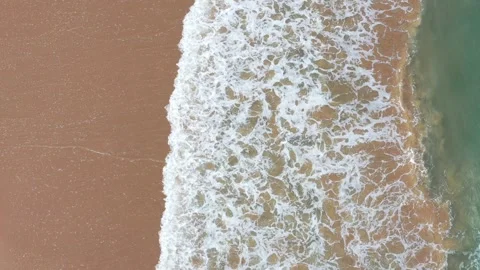 Aerial top view animation of beautiful b... | Stock Video | Pond5