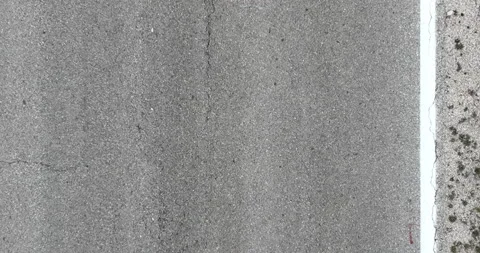 Aerial Top View of an asphalt road with ... | Stock Video | Pond5