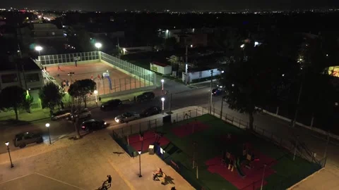 Aerial top view, drop down movement of p... | Stock Video | Pond5