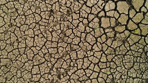 Aerial top view of the ground during the... | Stock Video | Pond5