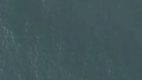 Aerial top view shot of blue ocean water... | Stock Video | Pond5