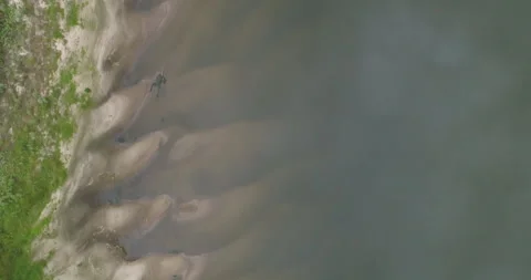 Aerial top view water ecosystem Texture... | Stock Video | Pond5