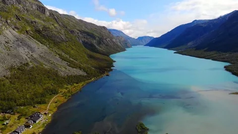 Aerial, tracking, drone shot, overlookin... | Stock Video | Pond5