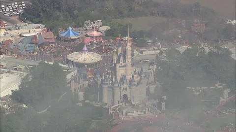 Disney World Orlando Aerial Stock Video Footage | Royalty Free Disney ...