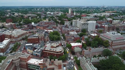 Aerial video Harvard University campus d... | Stock Video | Pond5