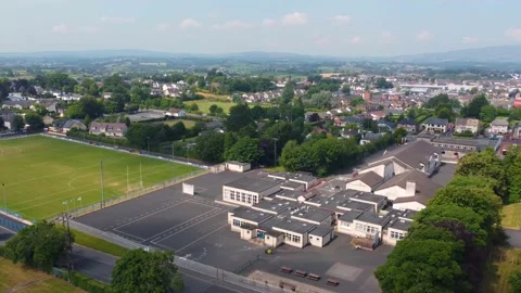 Aerial video of Holy Trinity Primary Sch... | Stock Video | Pond5
