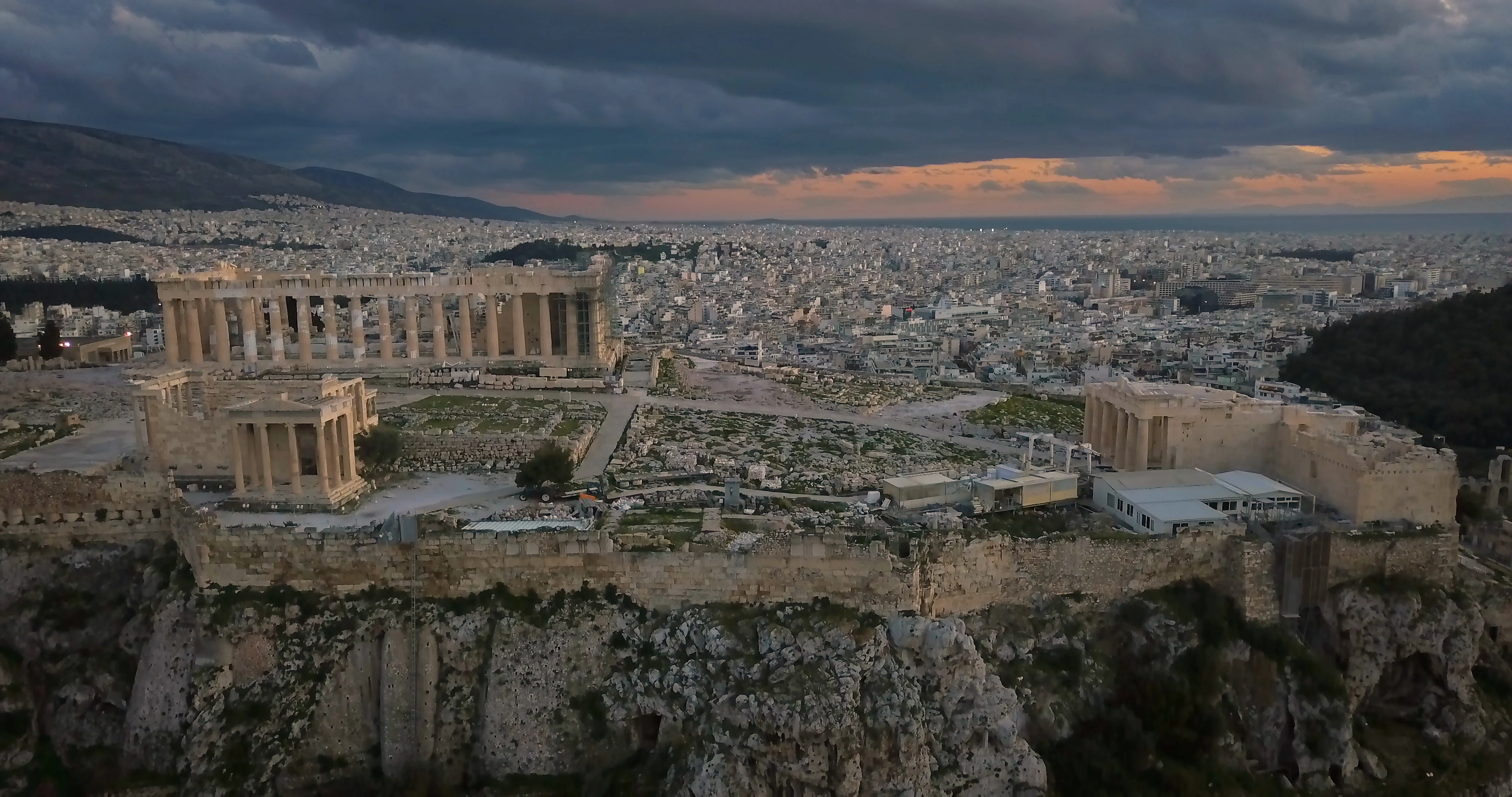 Aerial View Of Acropolis