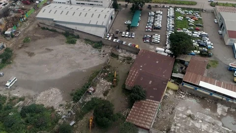 Aerial view of the African Union buildin... | Stock Video | Pond5