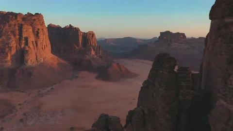 Aerial view of Al Ula, Al Madinah Region... | Stock Video | Pond5