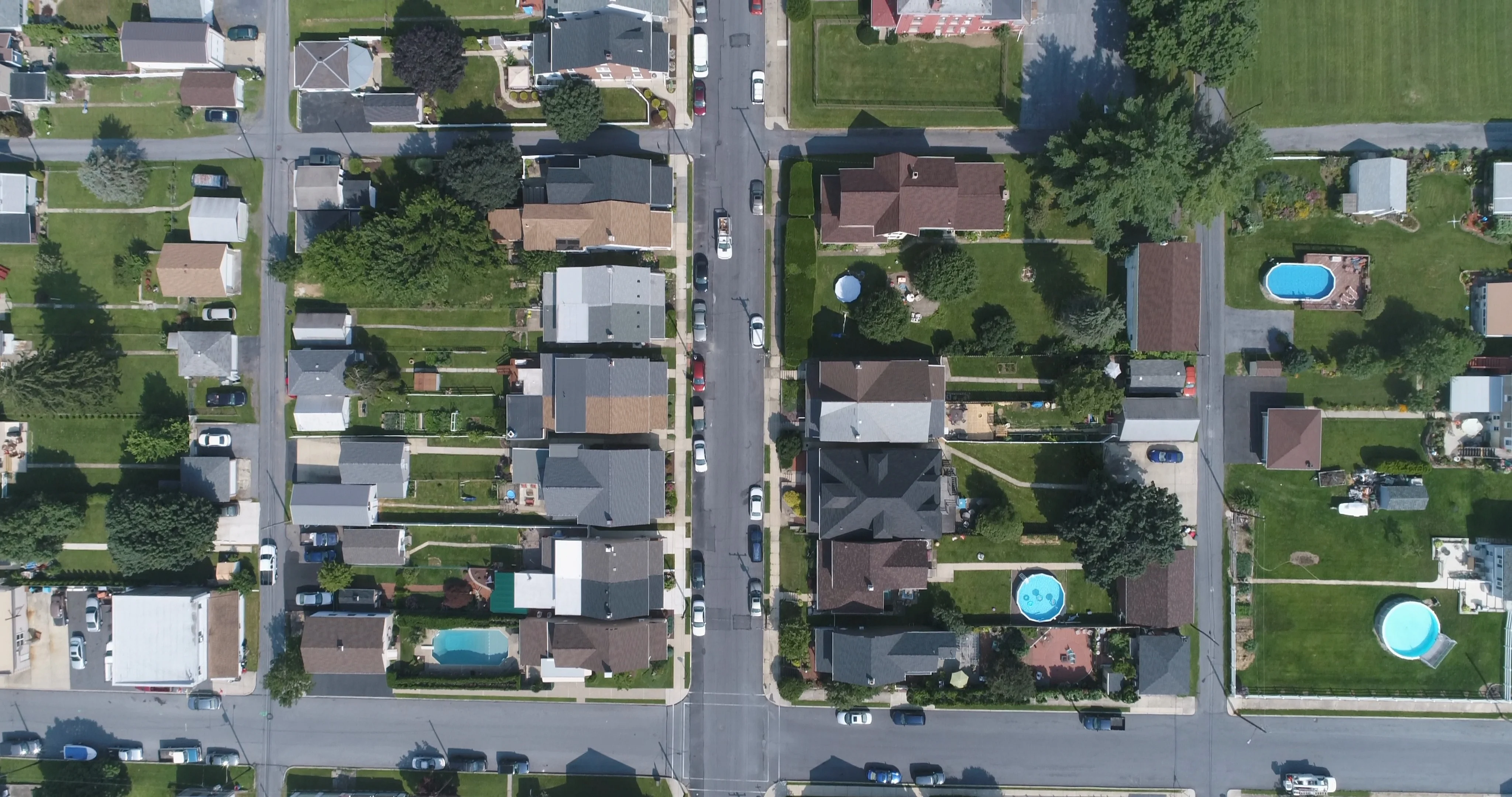 American Suburban Street