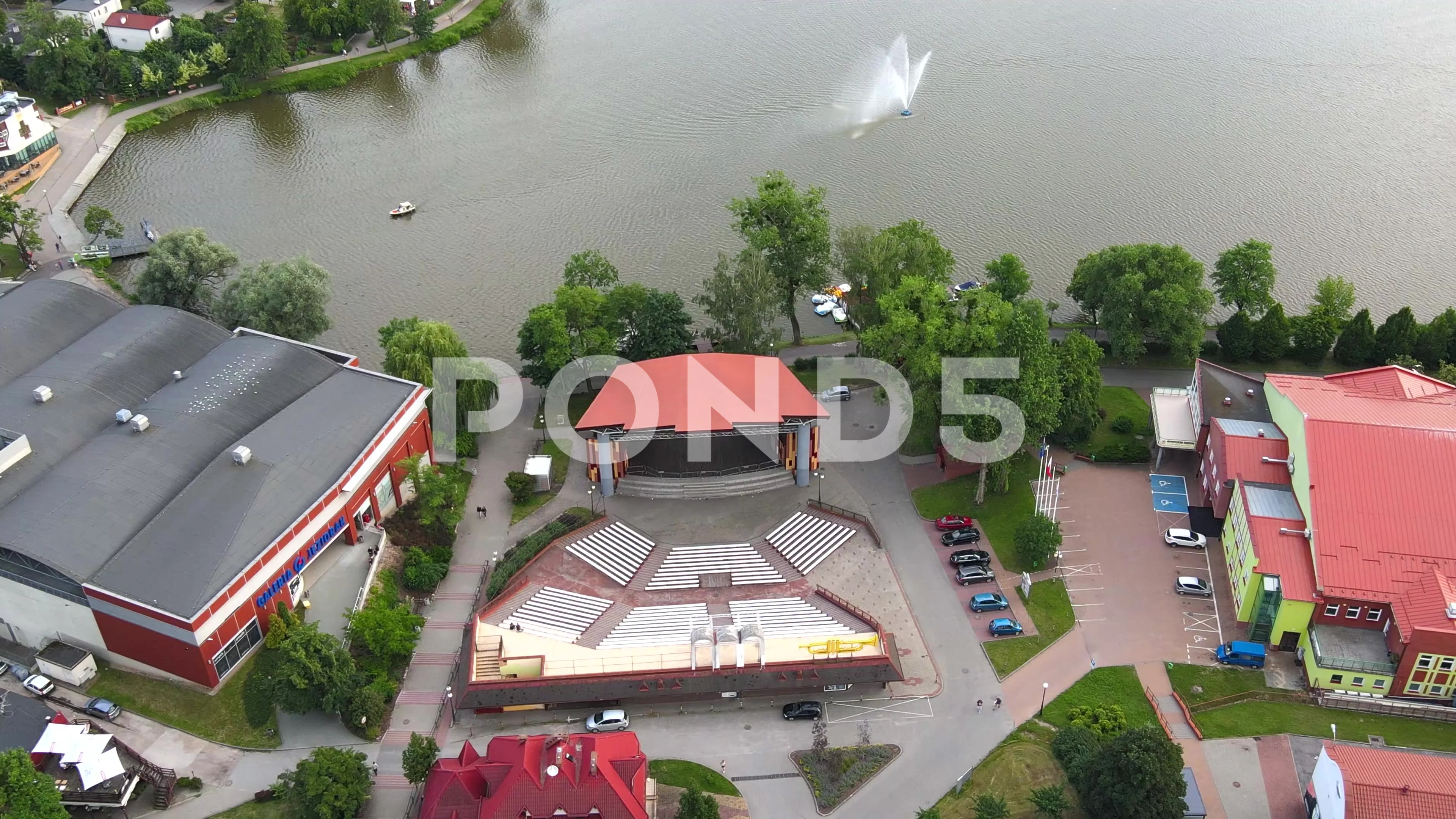 Aerial View Of The Amphitheater