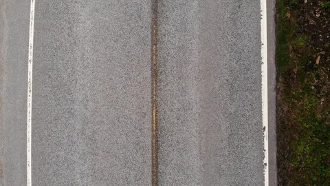 Aerial view. Asphalt road as background | Stock Video | Pond5