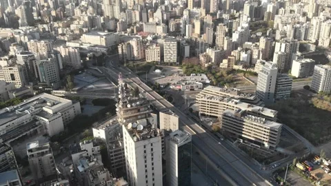 Beirut Aerial Stock Footage ~ Royalty Free Stock Videos | Pond5