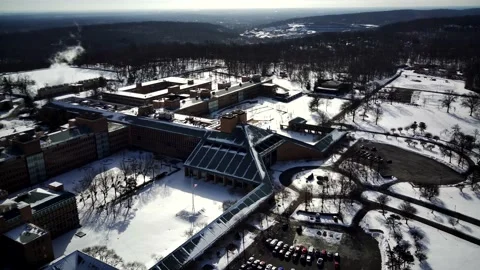 An aerial view of Bell Labs | Stock Video | Pond5