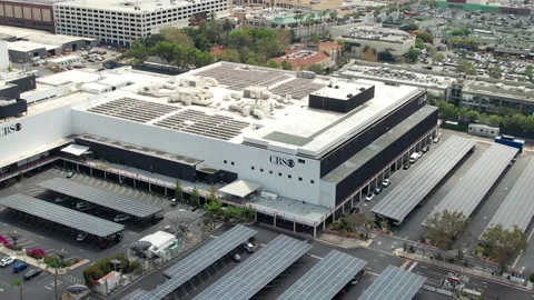 Aerial View Of CBS Television City Studi... | Stock Video | Pond5