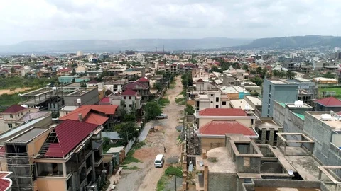 Aerial view of the city of Mekelle in Et... | Stock Video | Pond5