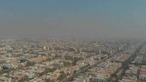 Aerial View Of Clifton Cantonment In Kar... | Stock Video | Pond5