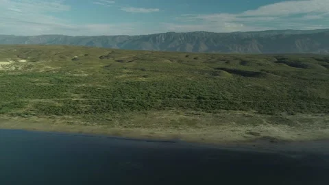 Aerial view of the Dominican-Haitian bor... | Stock Video | Pond5